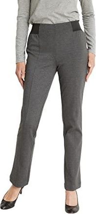 Daxon Pantalon en Maille - Femme - Taille : 42 - Couleur : Gris foncé