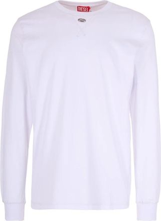 Diesel Homme, Tops, Blanc, Taille: S Long Sleeve Hauts