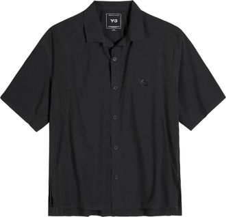 Yohji Yamamoto Homme, Chemises, Noir, Taille: S Chemise Ultral&eacute;g&egrave;re Tiss&eacute;e