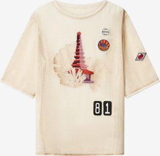 Isabel Marant Tee Shirt Nisrine - Femme - &Eacute;cru - Taille XS - Isabel Marant