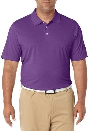 Amazon Essentials Polo de Golf à Manches Courtes, Évacuation de lHumidité et Séchage Rapide Homme, Violet Chiné, XXL