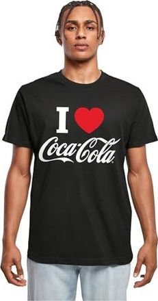Merchcode Mc894-coca Cola I Love Coke Tee T-Shirt, Noir, 3XL Hommes