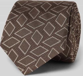 Willen Krawattenfabrik Krawatte aus Seide im Allover-Look (7,5 cm)