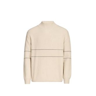 Emporio Armani Pull col montant en laine m&eacute;lang&eacute;e