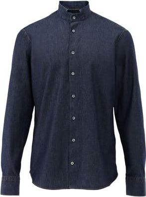van Laack Chemise droite jean en coton