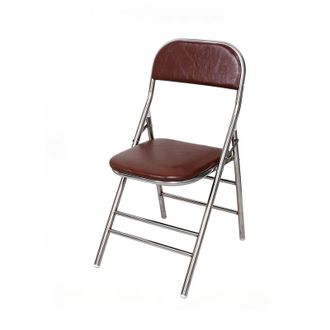 Generic Klappstuhl Camping Leicht Tragbar mit Metallrahmen Bis 100kg Belastbar Klappst&uuml;hle Esszimmer Gepolsterte mit Lehne Keine Montage Erforderlich f&uuml;r Camp