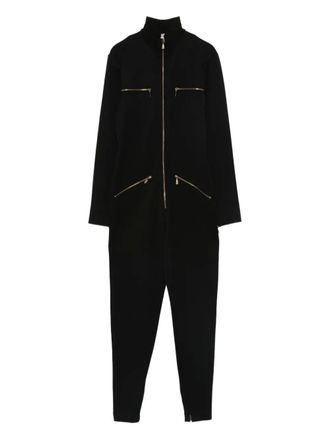 Versace combinaison zippée (années 2000) - Noir