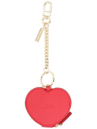 Marc Jacobs Heart-Shaped Leather Coin Purse - Red