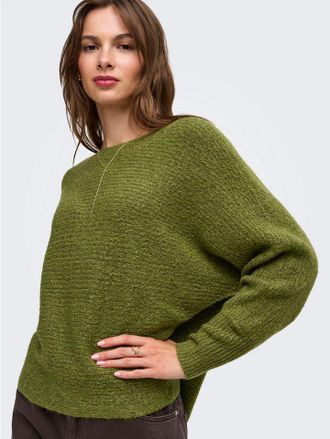 Only Strickpullover ONLDANIELLA L/S PULLOVER KNT NOOS Materialmix, regular fit