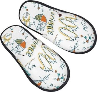 Generic Pantoufle Maison Objets Gribouill&eacute;s Style Vintage Hiver Pantoufles Antid&eacute;rapantes Hiver Chaussures Chaudes Unique Chaussons Maison Pour Camping Chambr