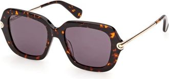 Max Mara Lunettes de soleil - Femme - Accessoires - Brun - Taille: 51 MM