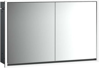 Emco Loft Lichtspiegelschrank, 1200mm, 2 T&uuml;ren, Unterputzmodell, - Emco