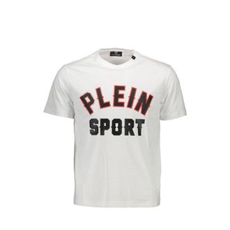 Plein Sport Cotton T-Shirt - - Sport - Herren - Wei&szlig; - L