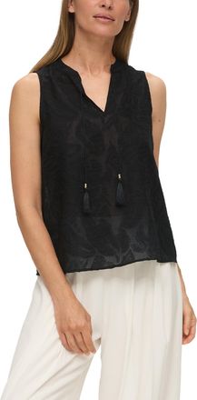 s.Oliver Black Label Damen 2144817 Blusen Top, Black 9999, 36