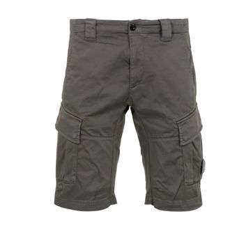 C.P. Company C.p. Company, Homme, Shorts, Gris, Taille: L Shorts Cargo Stretch avec Lentille Iconique