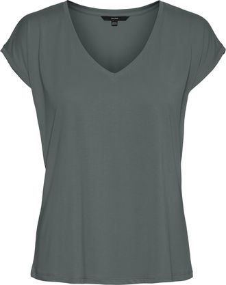 Vero Moda VMFILLI SS V-Neck Tee GA NOOS