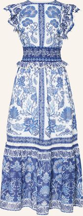 Farm Rio Farm Rio Kleid Shell Garden Mit Volants blau