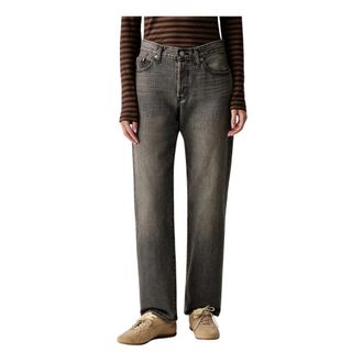 Levi's 501 90S Gerades Jeans - - Jeans - Damen - Grau - W28 L30