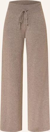 Lisa Yang Lisa Yang Strickhose Sofi Im Jogging-Stil Aus Cashmere beige