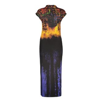 Desigual Femme, Robes, Multicolore, Taille: 42 FR Psicho Animal Lacroix Dress