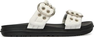 Emu Pantoletten EMU Australia Bondi Buckle 2.0 W13306 Wei&szlig;