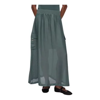 Liu Jo Femme, Jupes, Vert, Taille: 38 FR Gonna lunga in mesh