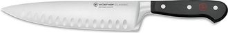 W&uuml;sthof Classic Kochmesser 20 cm mit Kullenschliff, Schwarz,silber