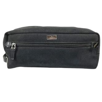 Gucci Pre-owned Canvas Clutch Bag - - Pre-owned - Herren - Schwarzk - ONE SIZE