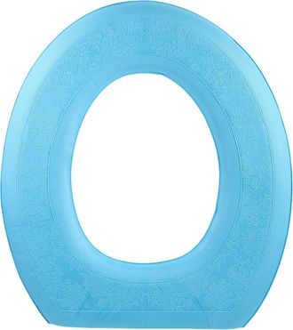 BESPORTBLE SEWACC Waschbarer Eva Toilettensitzbezug Selbstklebend Atmungsaktives Wc Sitzkissen Dickes Badezimmerzubeh&ouml;r Warmes Wc Sitzpolster Blau