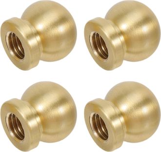 Valiclud 4st&uuml;cke Dekorative Tablettf&uuml;&szlig;e aus Messing Kleine M&ouml;belf&uuml;&szlig;e f&uuml;r Holztabletts und Servierbretter Stabilisierende Erh&ouml;hungen f&uuml;r Schmuckk&auml;stchen und M&ouml;b