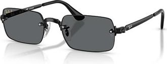 Ray-Ban Rb3928 By A$ap Rocky Sonnenbrillen Schwarz Fassung Grau Glas Polarisiert 54-20