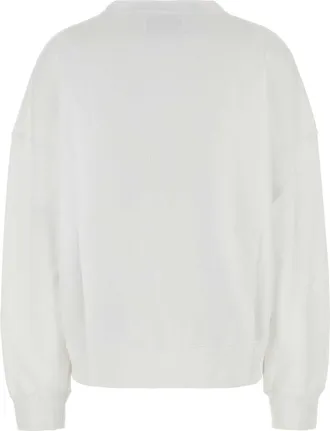 Golden Goose Logo-Embellished Cotton Sweatshirt - White