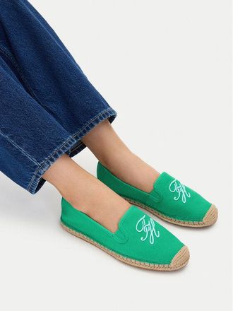 Tommy Hilfiger Espadrilles Th Script Summer Espadrille FW0FW09240 Gr&uuml;n