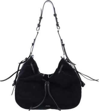 Isabel Marant Isabel Marant Hobo Bags - Bolton Shoulder Bag, In Black Suede - Gr. unisize - in Schwarz - f&uuml;r Damen