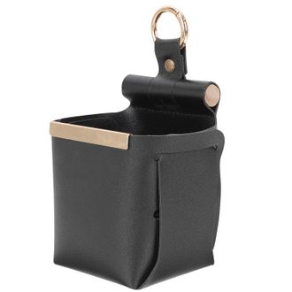 OSALADI Veemoon Wandh&auml;ngender Organizer mit Abnehmbarer PU Tasche Faltbarer Aufbewahrungstasche Schwarzer H&auml;ngebeutel f&uuml;r Diverse Kleinigkeiten und Platzspare