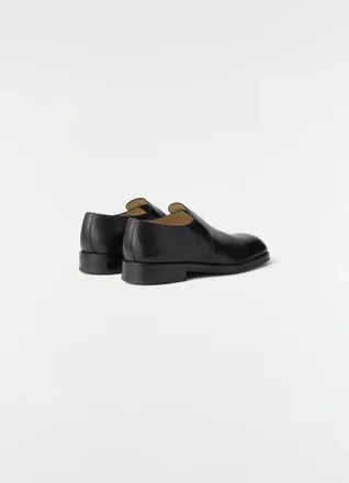 Christophe Lemaire Slip-On Leather Loafer - Black