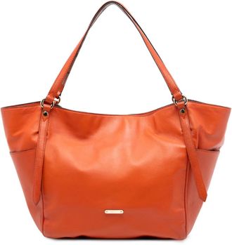 Burberry Shopper - Small Leather Canterbury Tote - Gr. unisize - in Orange - f&uuml;r Damen