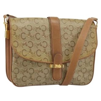 Celine Sac bandouli&egrave;re en plastique Pre-owned - Femme - Pre-owned - Beige - Taille: ONE Size