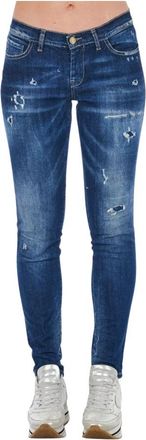Frankie Morello Femme, Jeans, Bleu, Taille: W26 Jeans Skinny Vintage pour Hommes Modernes