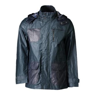 Geox Homme, Vestes, Vert, Taille: XL Veste Verte &agrave; Manches Longues avec Capuche