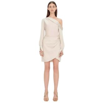 SIMKHAI Cameron Mini Dress - - Dresses - Damen - Beige - S