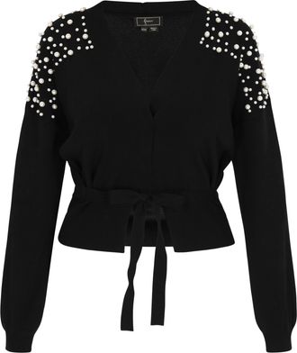 Faina Strickjacke Frauen Schwarz