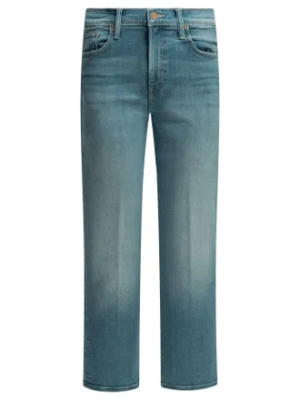 Mother Jean droit en denim Mother