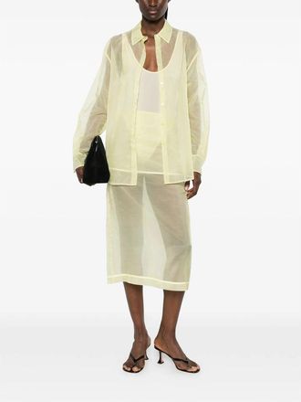 Frankie Shop Peri Shirt - Yellow