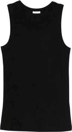 Joseph Femme, Tops, Noir, Taille: 38 FR Yeux Ribbed Tank