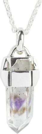 Parts Of Four sterling silver Talisman Amethyst necklace - Silber