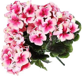 Generic Faux b&eacute;gonia Fleur ne se d&eacute;colore jamais Accessoire de Photographie Colorfast Jardin Porche fen&ecirc;tre bo&icirc;te Fleur Artificielle d&eacute;cor int&eacute;rieur Rose