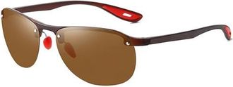 Generic Lunettes De Soleil Polaris&eacute;es For Hommes Et Femmes, Conduite, Trajets Quotidiens(Brown)