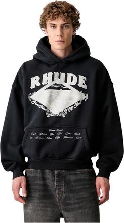 Rhude Herren, Sweatshirts & Hoodies, Blau, LGr&ouml;&szlig;e