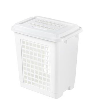 Orthex W&auml;schekorb 45 L | Weiss | Haushalt, Bad, W&auml;sche, Spielzeug, Zeitschriften, Sportger&auml;te | Ergonomische Griffe | L46 x W32 x H50 cm